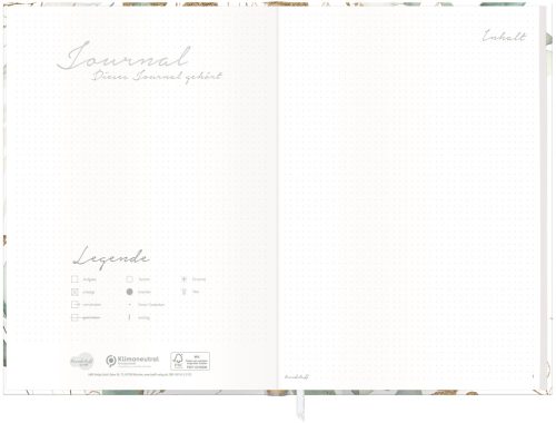 Bullet Journal A4 Shiny Teal - OgarniamSię